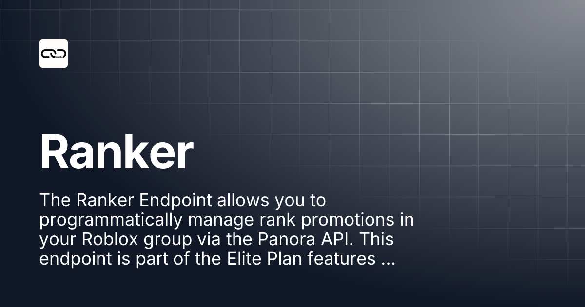 Ranker | API | Panora Connect