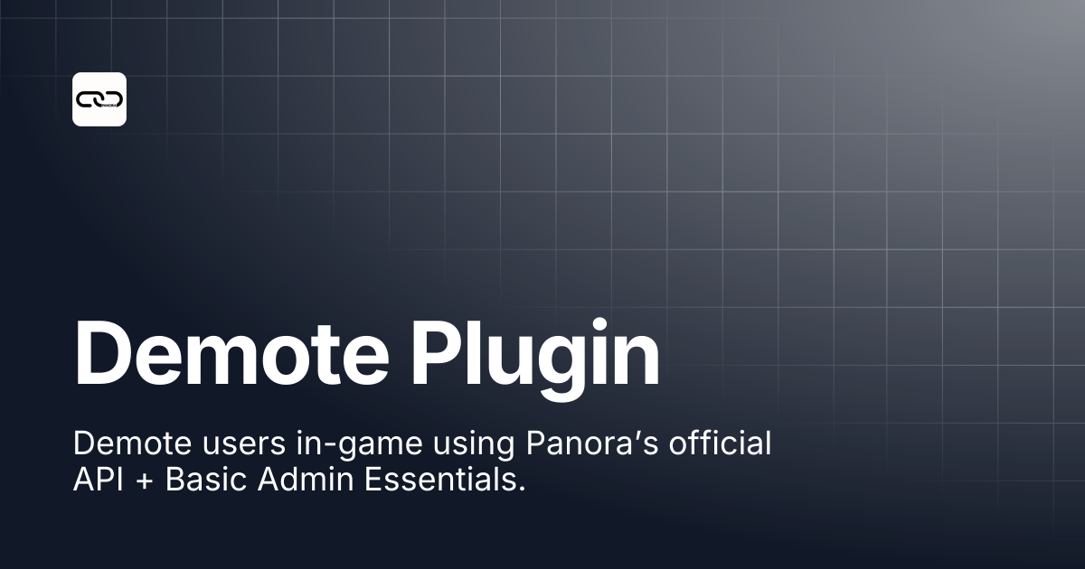 Demote Plugin | API | Panora Connect